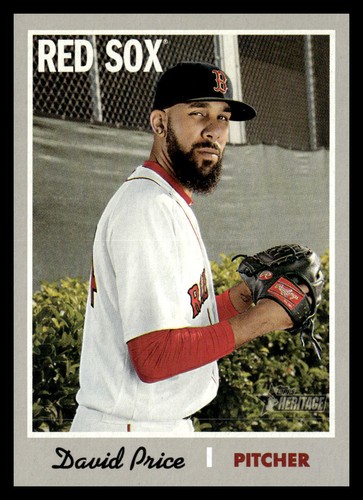 2019 Topps Heritage #191 David Price Boston Red Sox Baseball Card | eBay