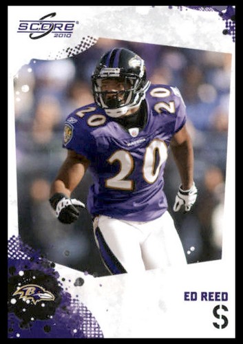 2010 Score #20 Ed Reed Baltimore Ravens Football Card | eBay