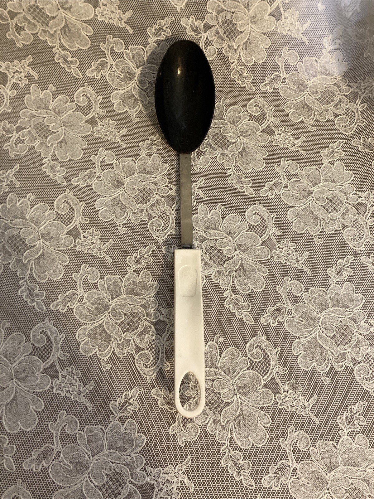 Vintage Bonny USA Nylon Soild Spoon 12” Black White | eBay
