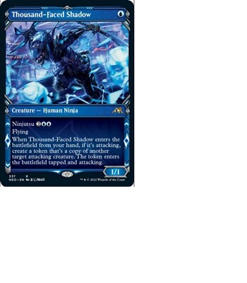 THOUSAND FACED SHADOW + 10 random rares! mtg rare lot Christmas gift ...