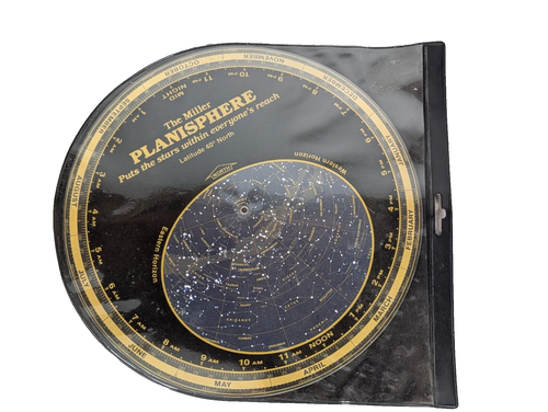 The Miller Planisphere Latitude 40 Degrees North Star Map with ...