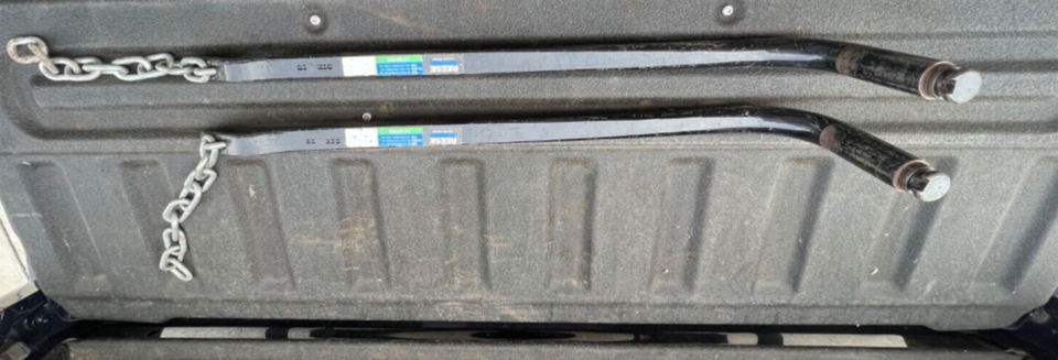 Reese 54970 Adjustable Hitch Bar, 15,000 Lb W/Sway Shank Attachments ...