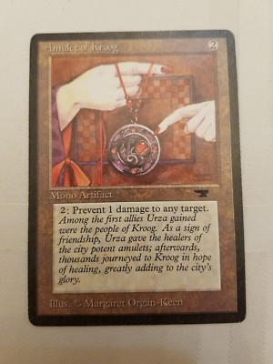 1x Amulet of Kroog NM MTG Antiquities AQ Magic | eBay