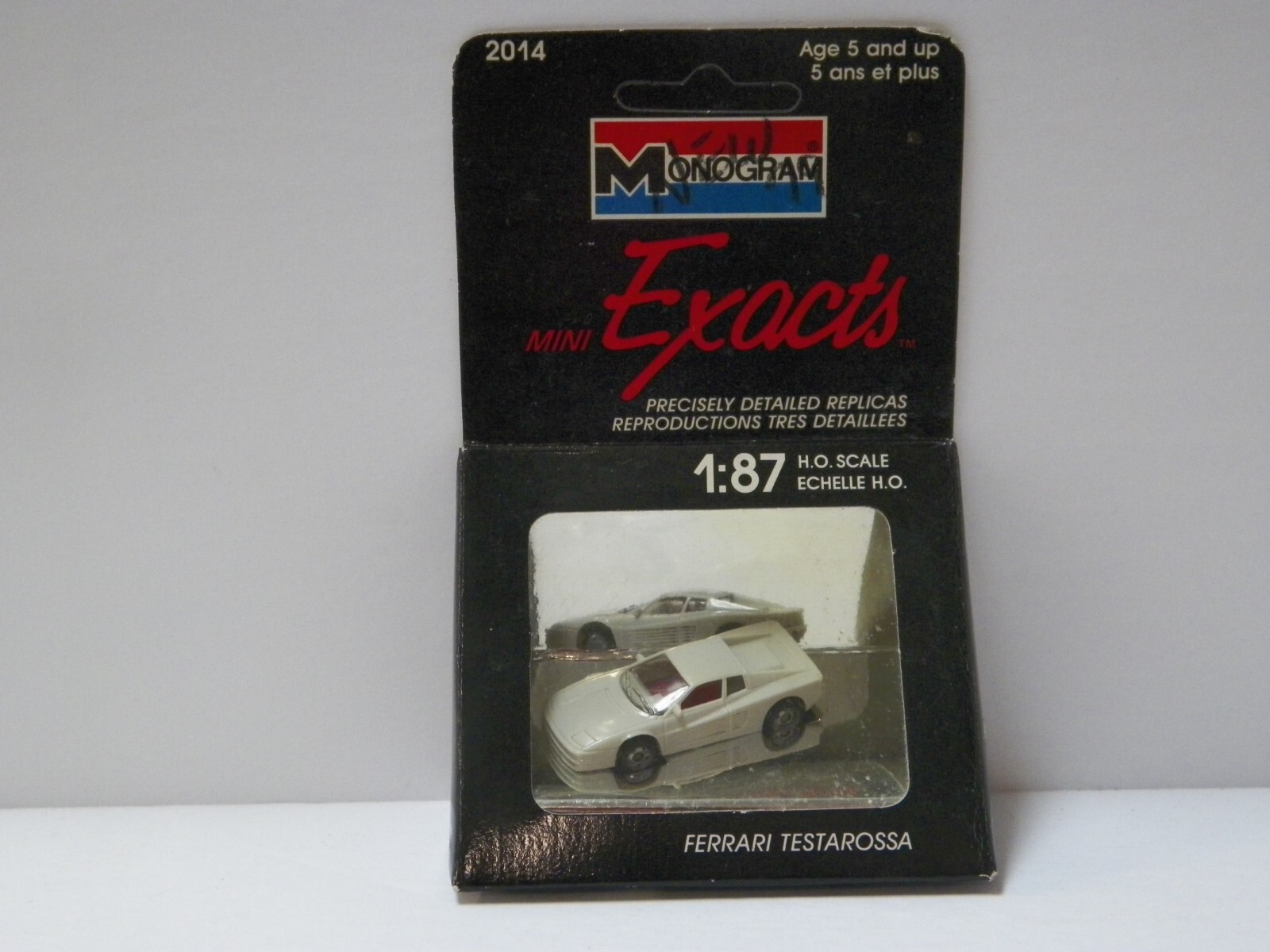 Monogram Mini Exacts- Ferrari Testarossa----1:87 scale B2 | eBay