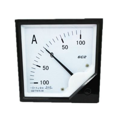 1PC DC 0-1A 75mV Analog Panel Current Meter Ammeter Gauge 6C2 80*80 ...