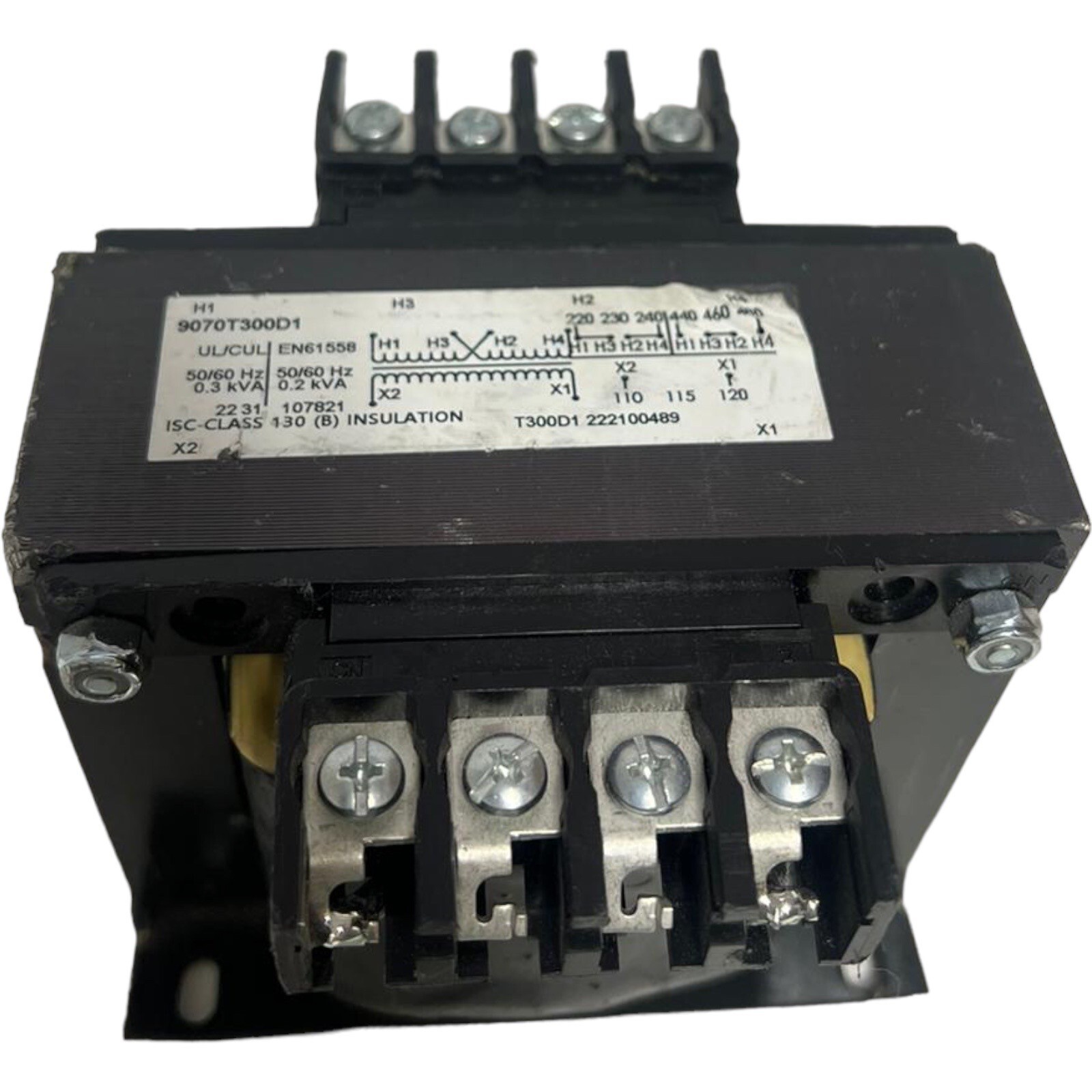 SQUARE D CONTROL TRANSFORMER, 3kVA, 120VAC 9070T300D1 | eBay