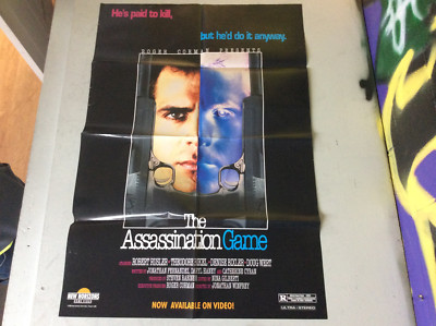 Original one sheet 27x41 The Assassination Game 1993 Roger Corman Movie ...