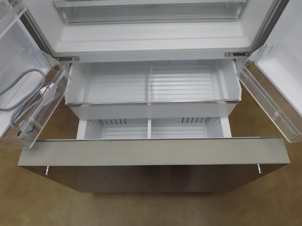 Bosch 500 Series B36CD50SNS 36" Freestanding French Door Smart ...