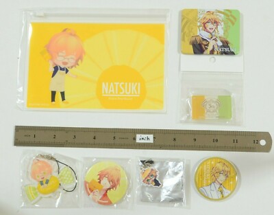 Uta no Prince sama Natsuki Shinomiya Lot Keychain Pin button badge etc ...