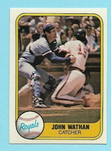 1981 Fleer Baseball #46 John Wathan | eBay