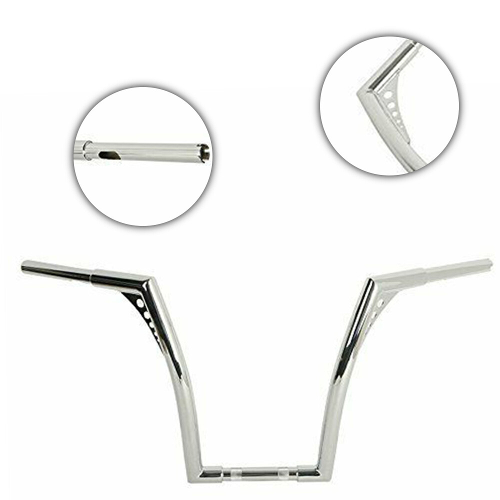 12" Rise Ape Hangers Handlebar For Suzuki VL400 VL800 Intruder | eBay