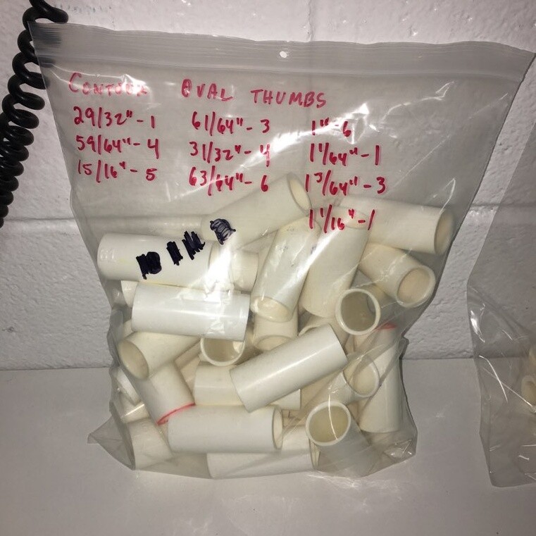 NEW! CONTOUR GRIP BOWLING OVAL THUMB INSERTS! VARIOUS SIZES! | eBay