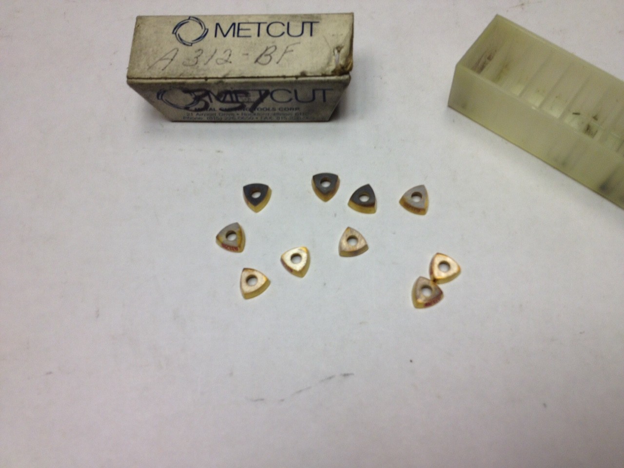 Pack of 10, METCUT A312-BF, Carbide Inserts, New-Old-Stock | eBay