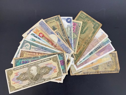 Rare Collection of Vintage World Currency of 30 Notes. | eBay