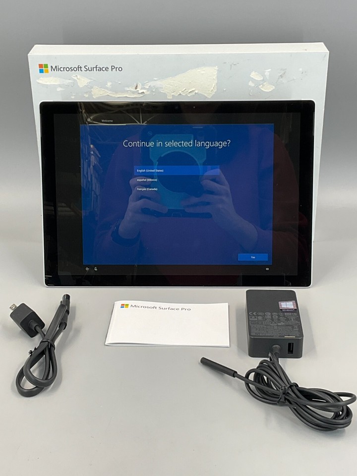 Microsoft Surface Pro 6 i5-8350U 16GB 256GB 12.3T W10P P6G-00001 ️️ ️️ ...