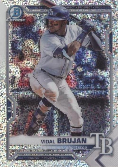 2021 Bowman - Chrome Prospects Vidal Brujan #BCP-19 Speckle Refractor ...