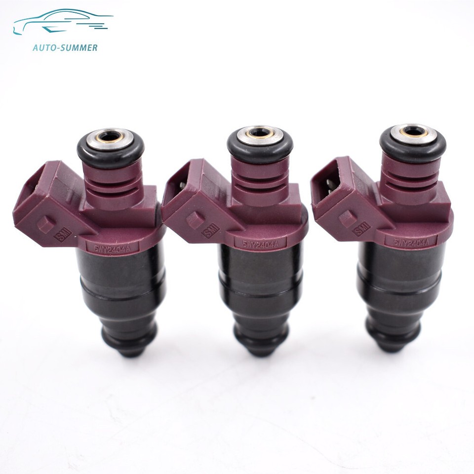 3 Pcs Fuel Injectors Fit For John Deere 825i Gator 3 Cylinder MIA11720 ...