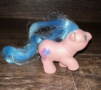 Vintage My Little Pony MLP Newborn Twin Baby Sniffles G1 Blue Hair | eBay