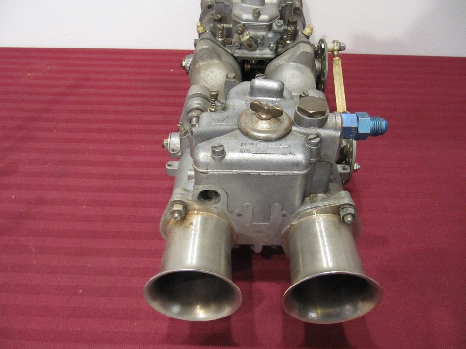 Vintage Italian Weber 45DCOE 150 Side Draft Carb Pair Ford V8 Small ...