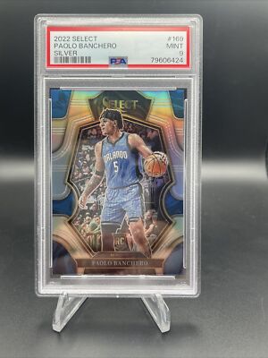 2022 Select Paolo Banchero RC #169 Silver Prizm PSA Mint 9 | eBay
