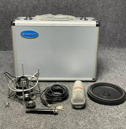 Samson Microphone C01U, USB Connected Studio Condenser With Shockmount ...