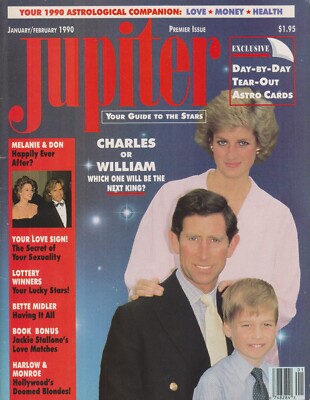 Jupiter Premier Issue January/February 1990 Charles or William Which ...