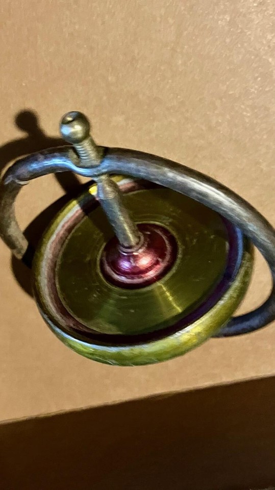 Rare Antique Gyroscope 1920s Brass - Made in France | eBay