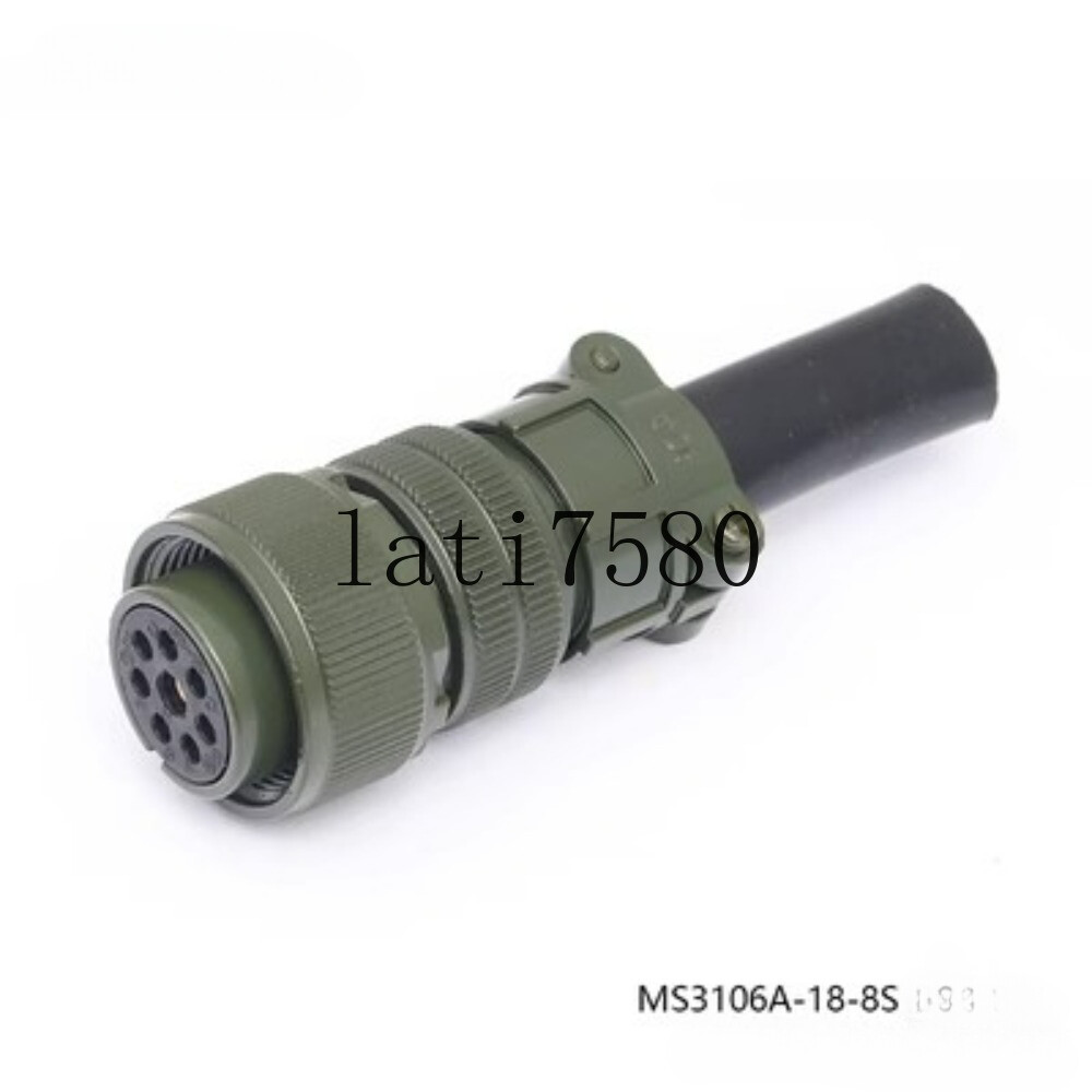 1pcs for MS3106A-18-8S MS3102A-18-8P 8pin Connector Socket | eBay