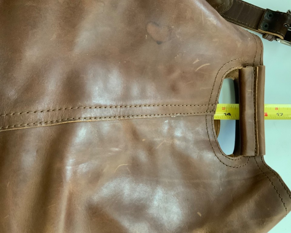 Saddleback Leather Discontinued Dry Bag - Chocolate Brown w/ LOGO and ...