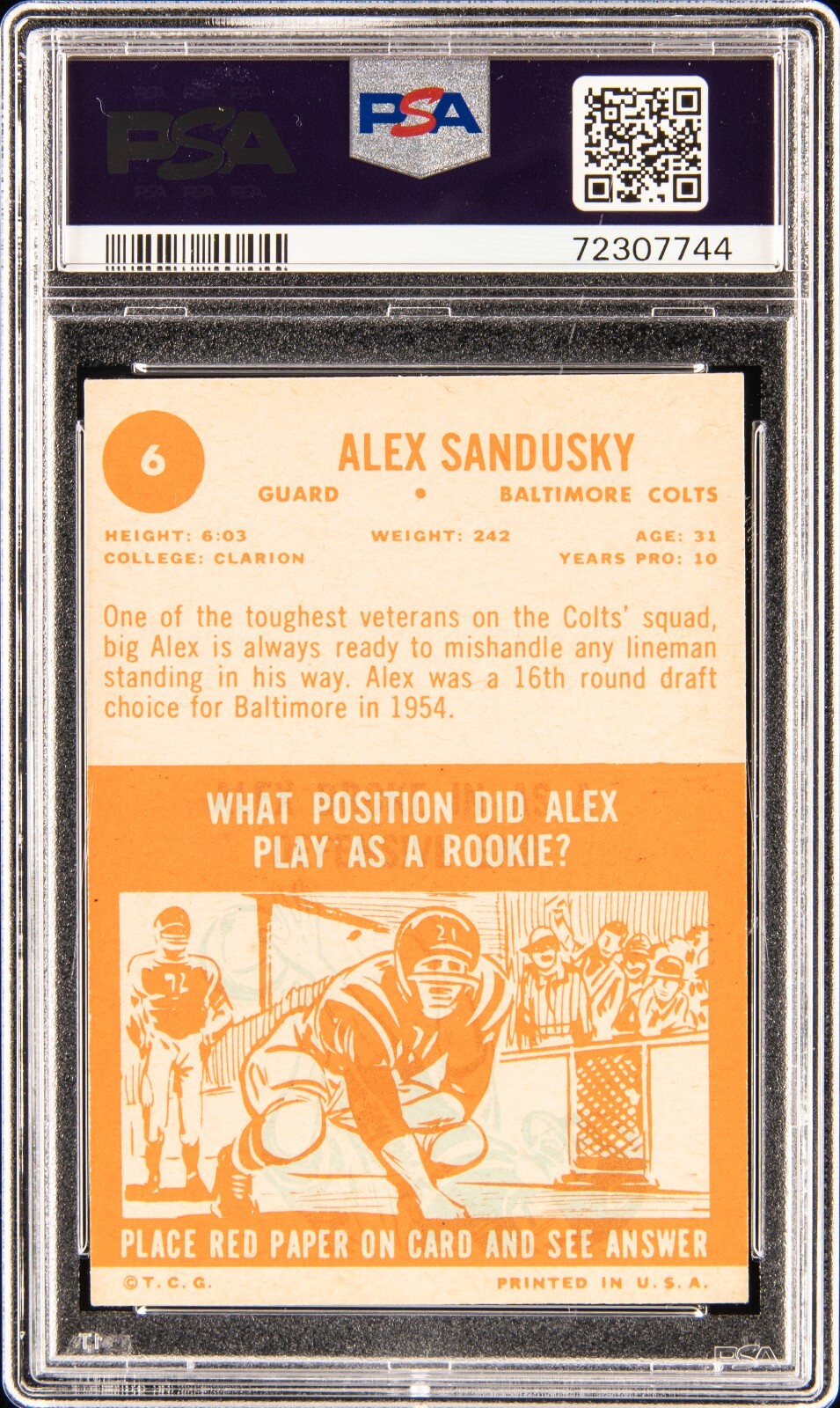 1963 Topps - Purple Sky #6 Alex Sandusky for sale online | eBay