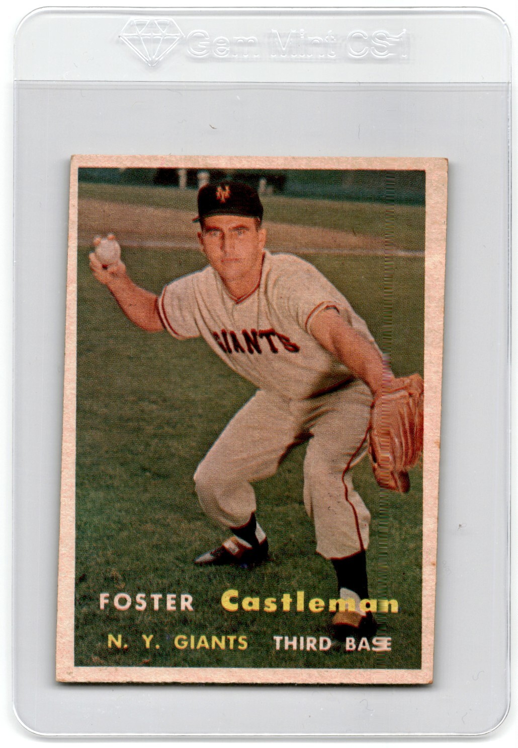 1957 Topps Foster Castleman New York Giants #237 | eBay