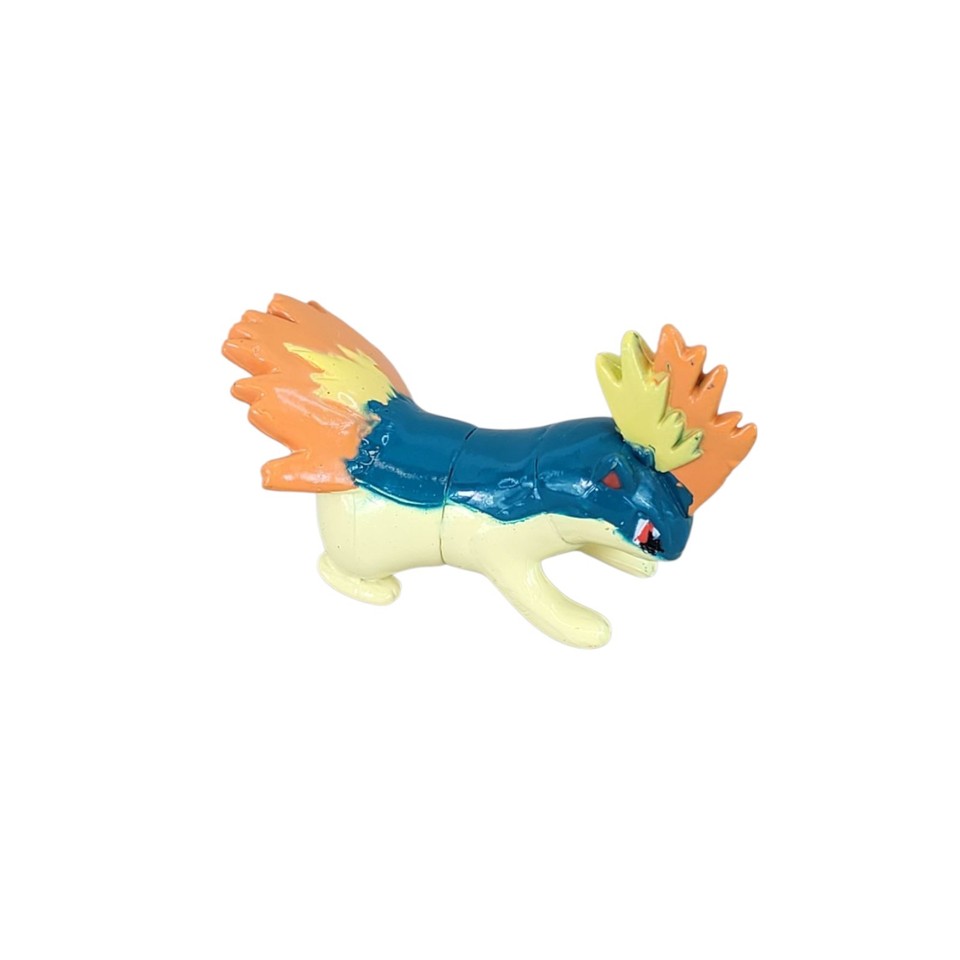 Vintage Pokemon Quilava Mini Figure Toy by Tomy C.G.T.S.J / Nintendo ...