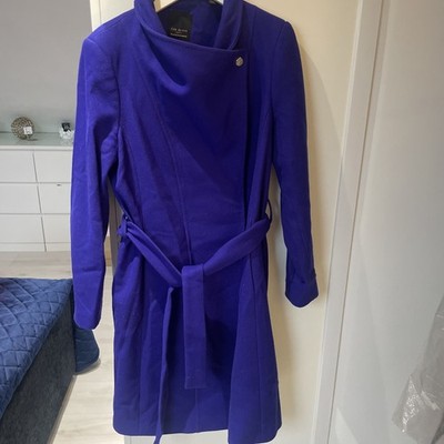 Ladies Wool Ted Baker Coat Size 4 | eBay UK