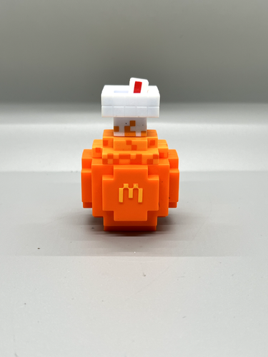 McDonald's Minecraft Movie Happy Meal Soda Potion Toy Unused Game Code ...