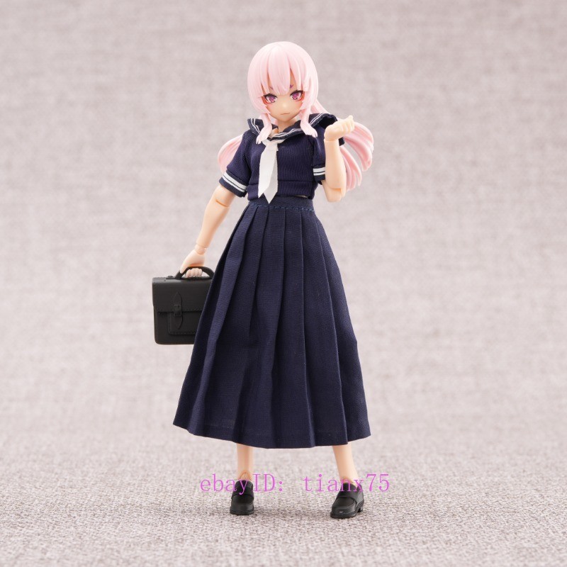 1/12 Scale Sailor Uniform Clothing For 6" SHF Figma Snail Shell Gynoid ...