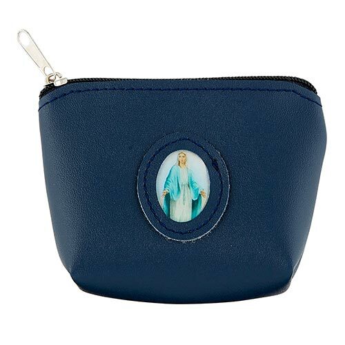 Rosary Case With Medallion (G5604) BLUE New | eBay