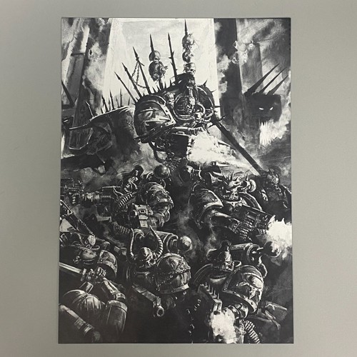 ABADDON BLACK LEGION ART PICTURE POSTER WARHAMMER 40,000 GAMES WORKSHOP ...