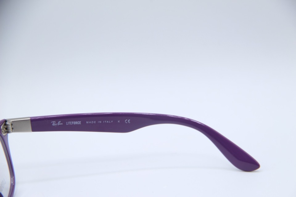 NEW RAY BAN RB 7032 5437 PURPLE AUTHENTIC DESIGNER EYEGLASSES W/CASE 50 ...