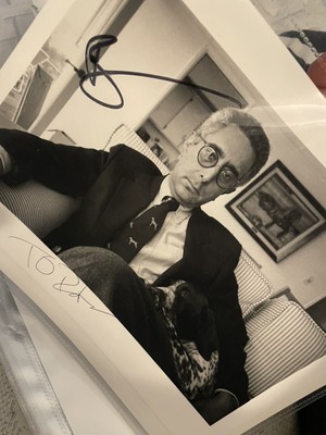 Ben Stein and Dog- Hand Signed 8x10 Photo - Ferris Bueller, Win Ben ...