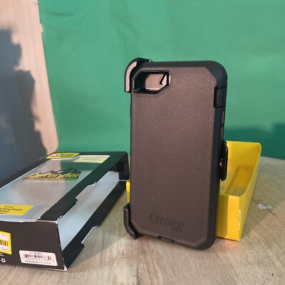 Original Otterbox Defender series Case for the iPhone 7 & 8 - Black | eBay