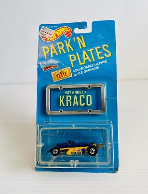 1988 Mattel Hot Wheels Park 'N Plates Kraco Thunderstreak Race Car | eBay