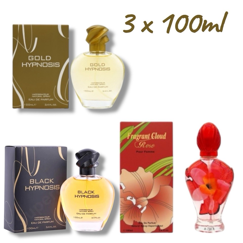 Womens Perfume Set Ladies Fragrance Gift Bundle 3 X100ml EDP Perfume ...