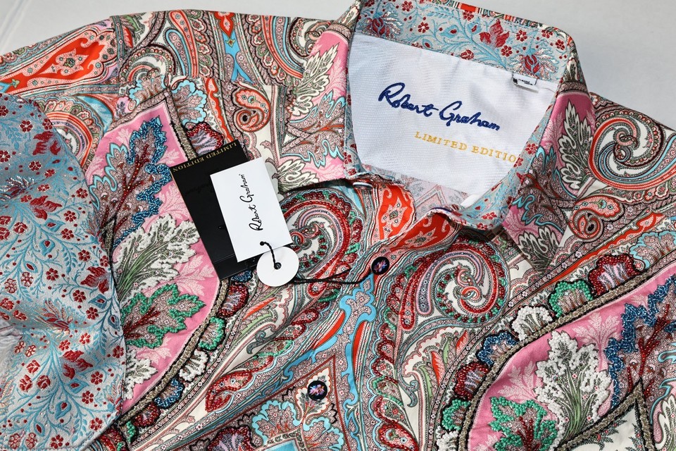 Robert Graham Limited Edition Shirt The Burriss Embroidered New XXX ...