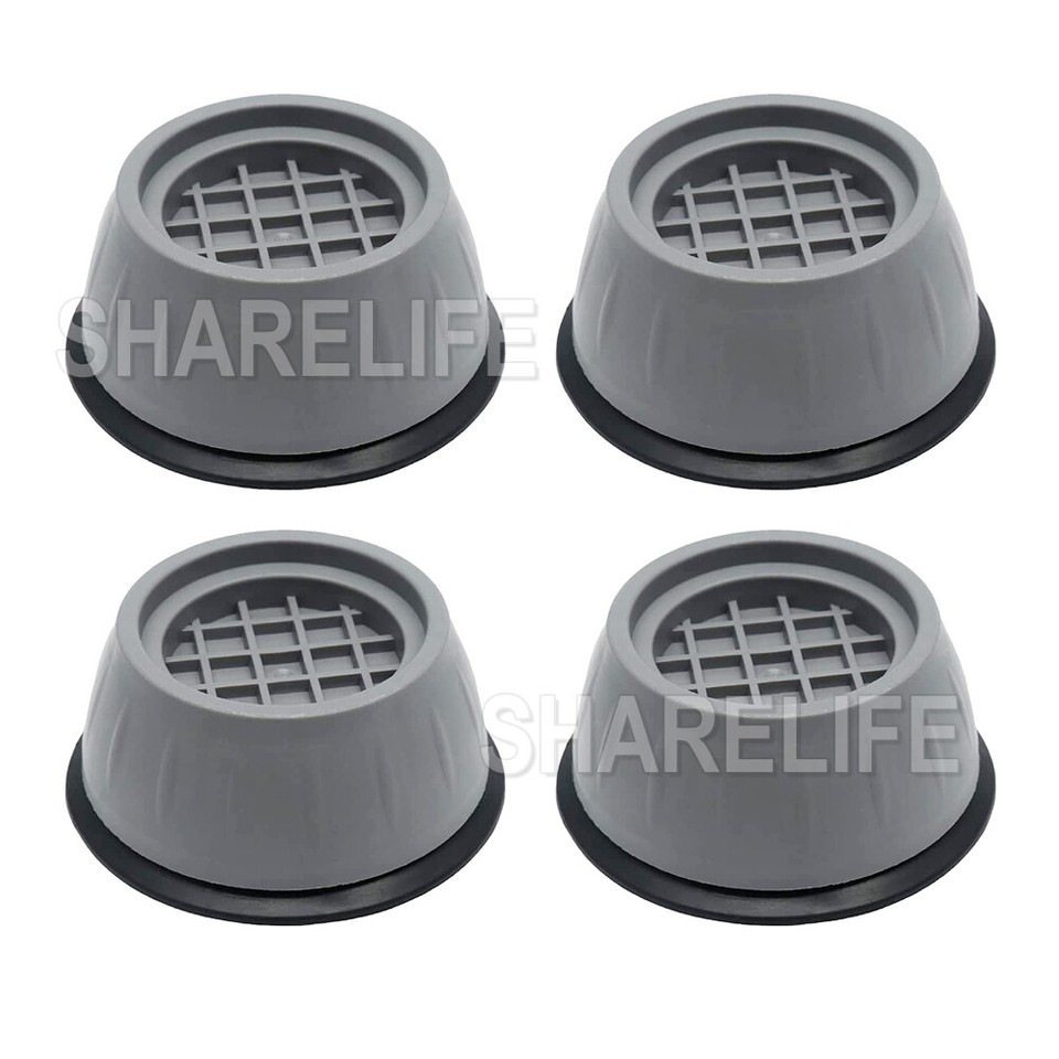 8x Washing Machine Support Pads Anti Vibration Leg Stopper Foot Pad ...