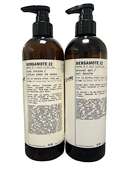 Le Labo Bergamote 22 Body Lotion & Shower Gel Jumbo Size 480ml New | eBay