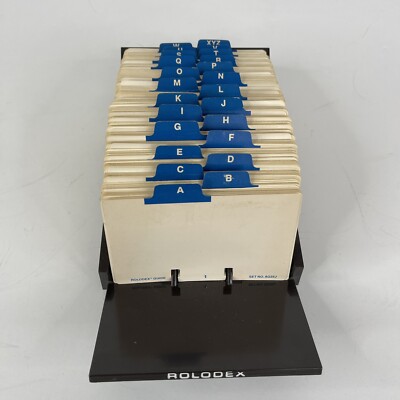 Rolodex & Business Card Files - Rolodex 3X5 Card