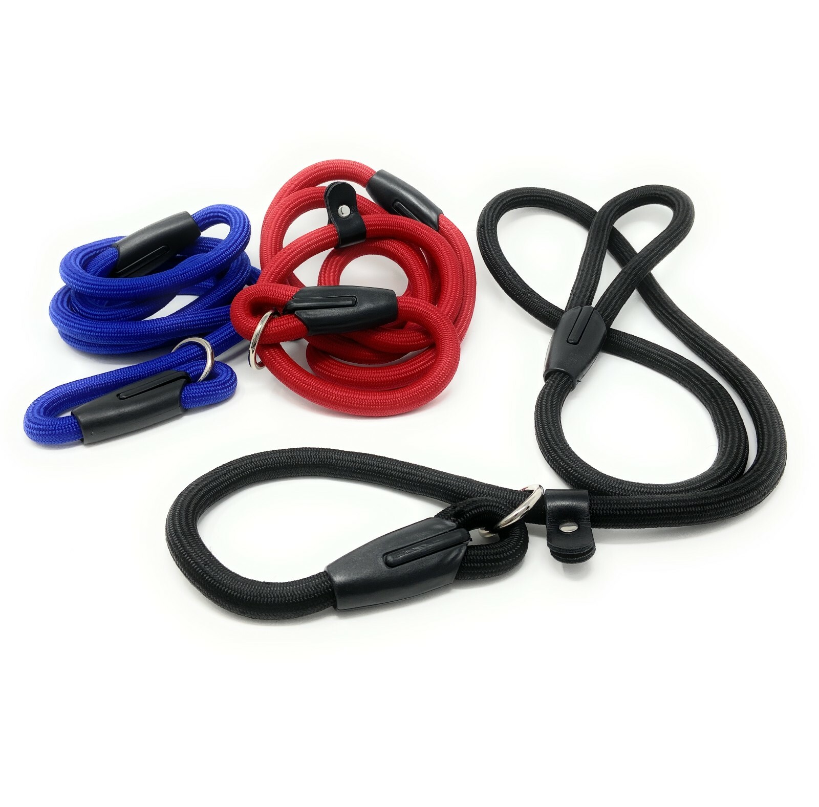 Dog Nylon Adjustable Loop Slip Rope Leash Lead Training Choke Pet ...