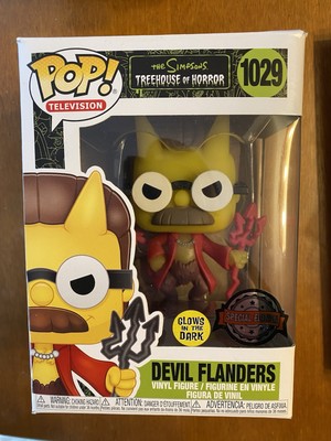 Ned Flanders Devil The Simpsons Funko Pop! #1029 Gitd Special Edition 🐶 ...