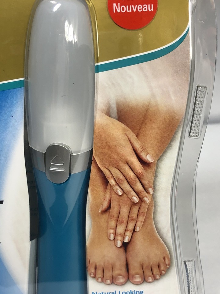 NEW..! Amope Pedi Perfect Electronic NAIL CARE SYSTEM KIT 3 REFILLS 1 ...