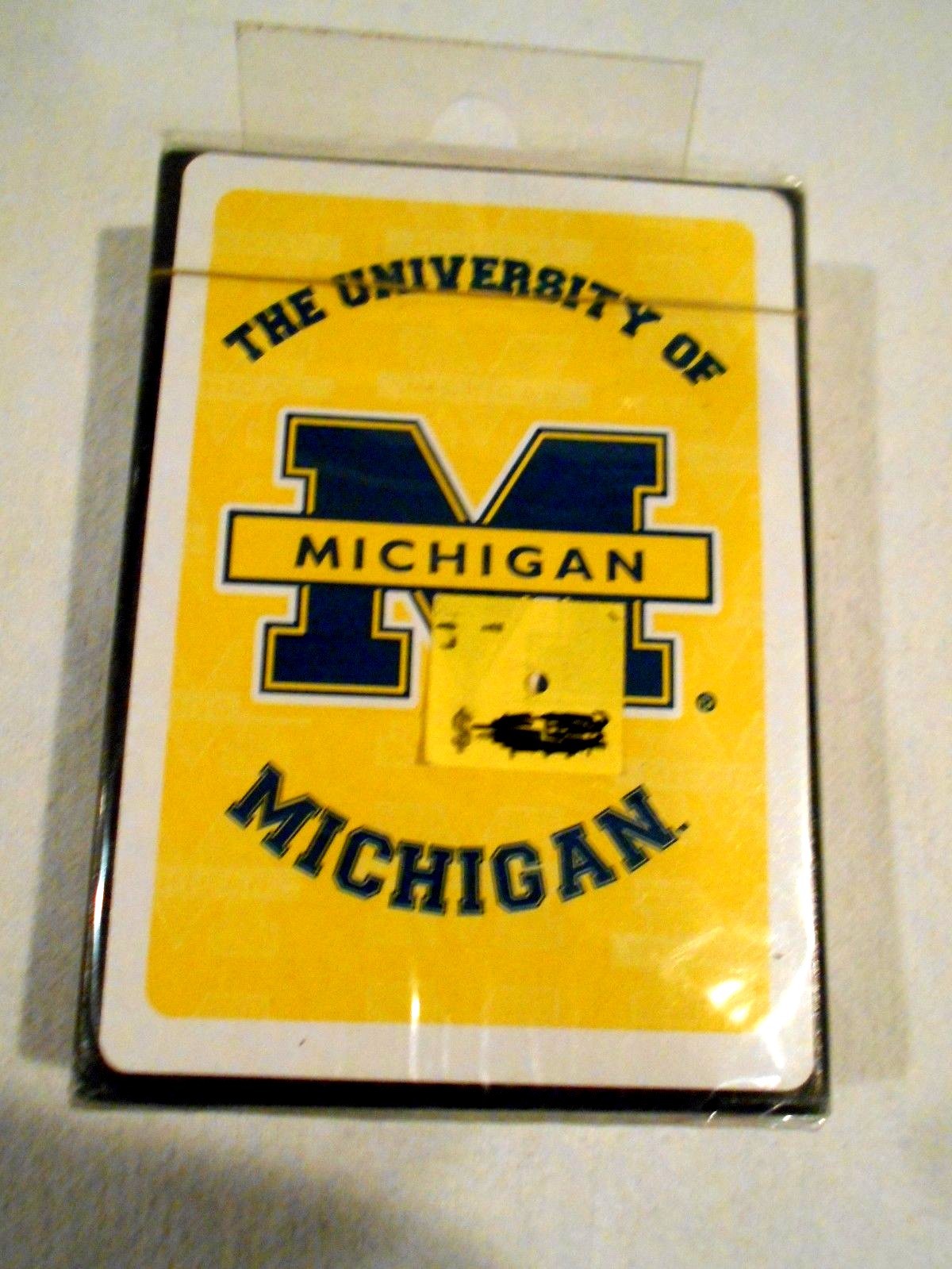 Michigan Wolverines Collectibles Deck of Cards-Sealed & License Plate ...
